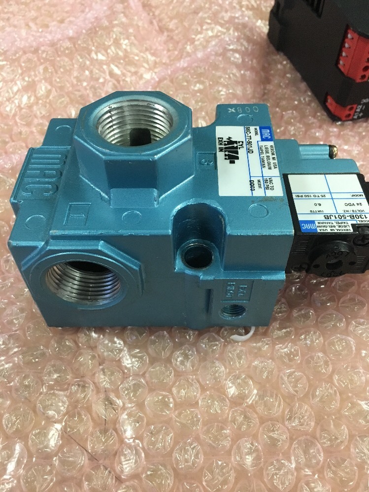 MAC 56C-77-501JD VACUUM FLOW CONTROL VALVE w/ 130B-501JB SOLENOID | eBay