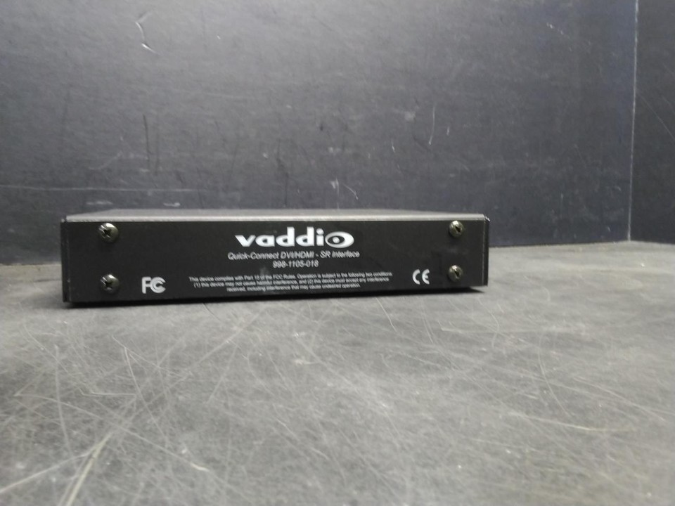 VADDIO 998-1105-018 Quick Connect DVI/HDMI - SR Interface (78-262-10 ...