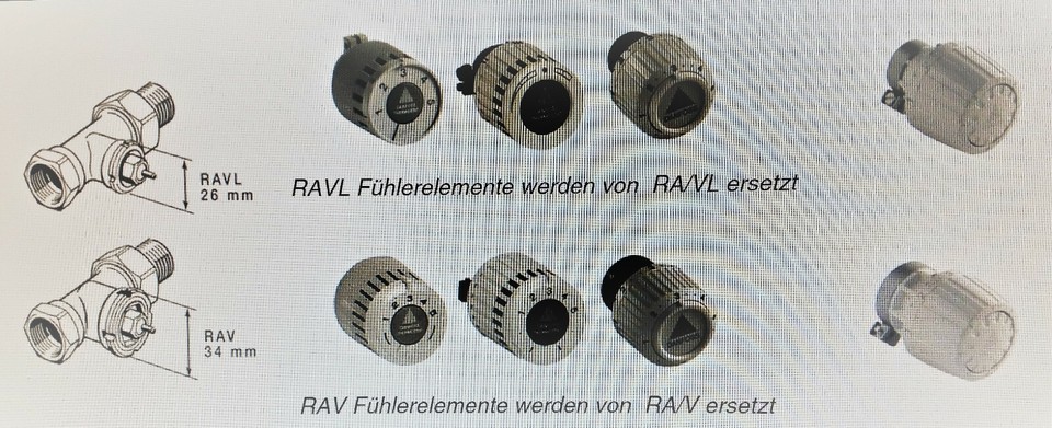 ⭐️ 💯% 🔝 1 x Adapter RAV 34mm Danfoss auf Thermostat M30x1,5mm Fritz ...
