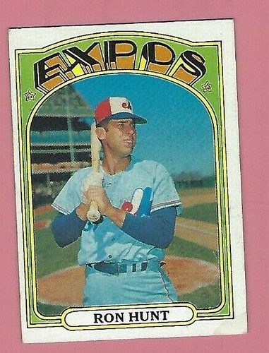 1972 TOPPS RON HUNT BASEBALL CARD #110 FREE SHIPPING | eBay