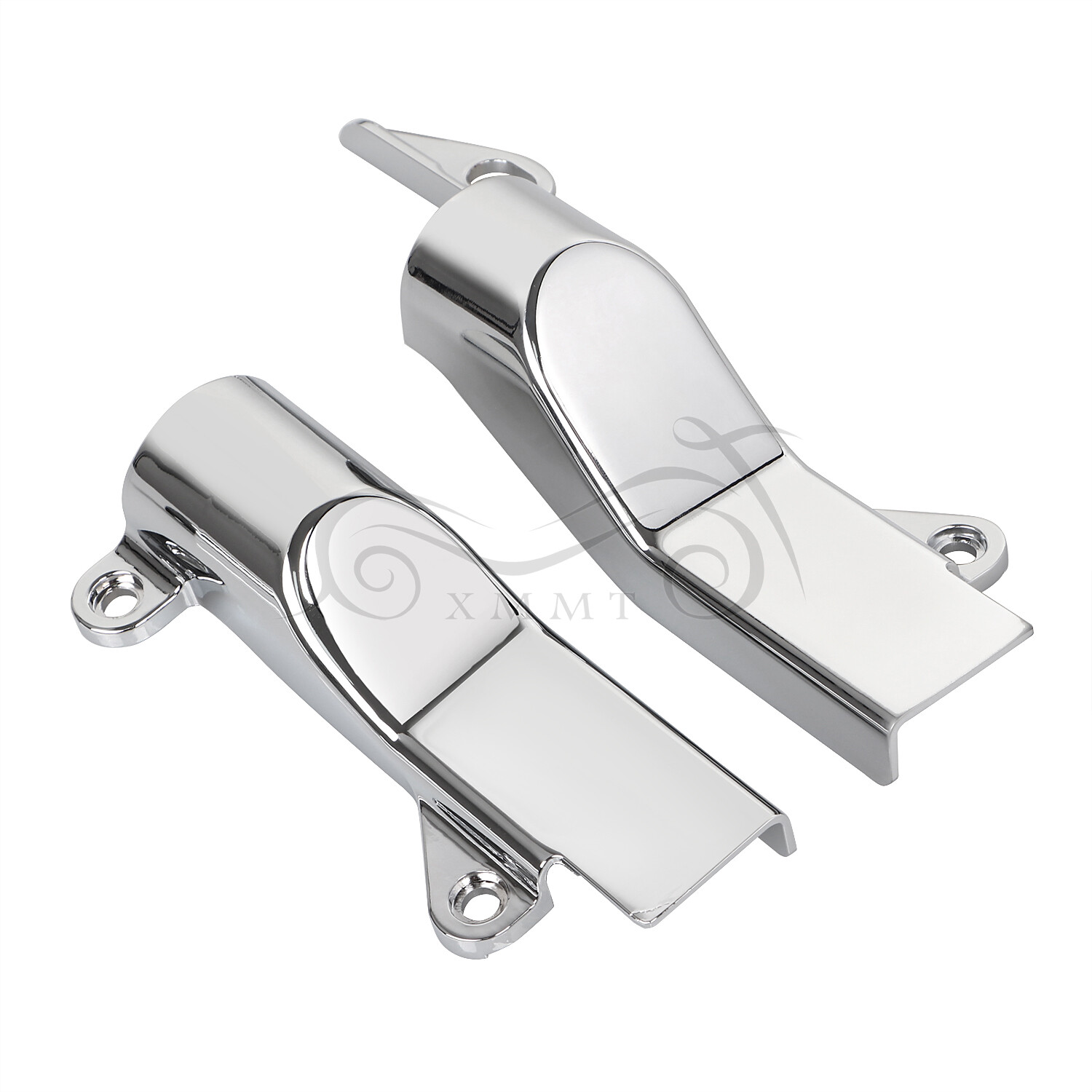 Chrome Metal Swingarm Tube Cover Kit For Harley Fat Boy Heritage ...