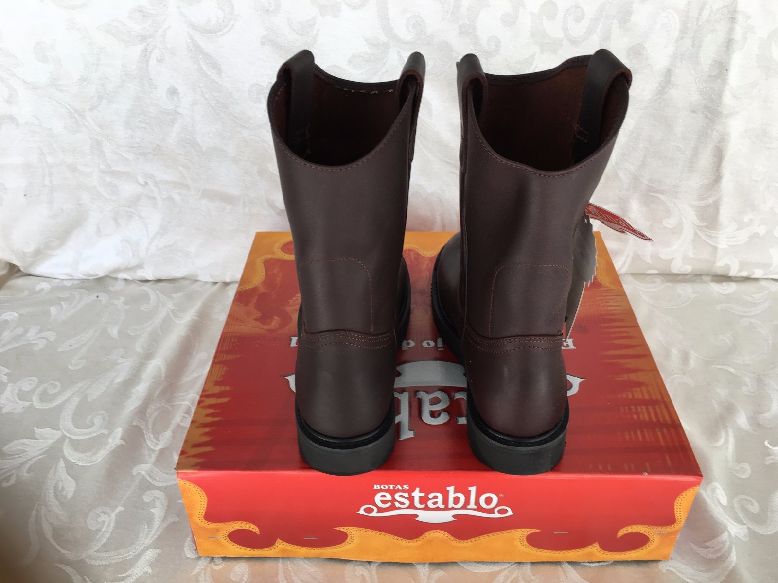 Establo Work, Construction, Gardening Leather Boot / Bota Trabajo made ...