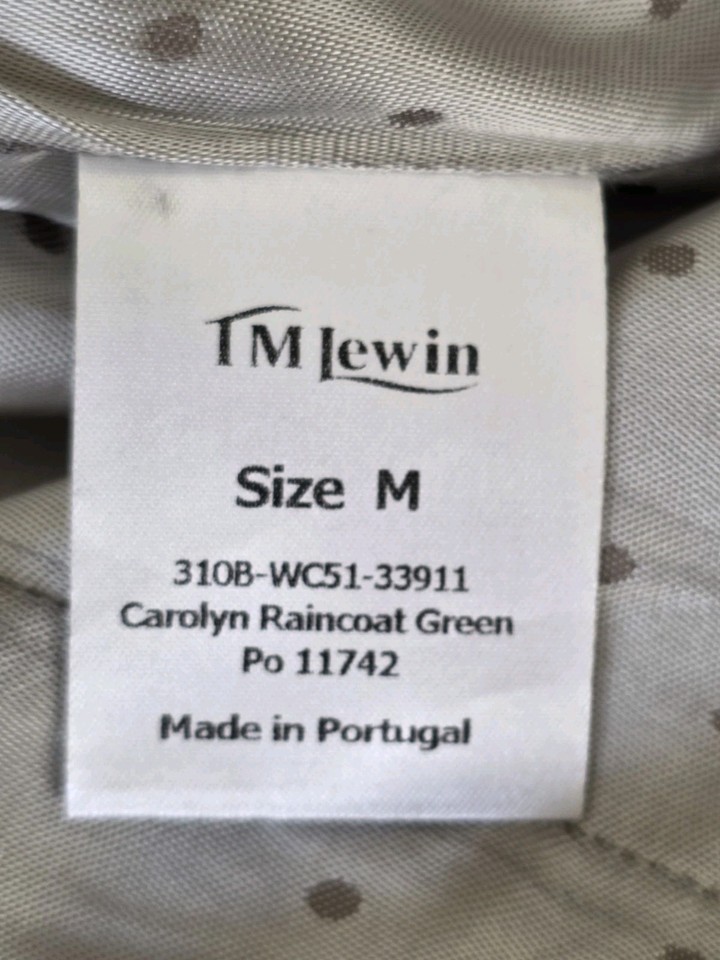 TM Lewin Green coat L | eBay UK