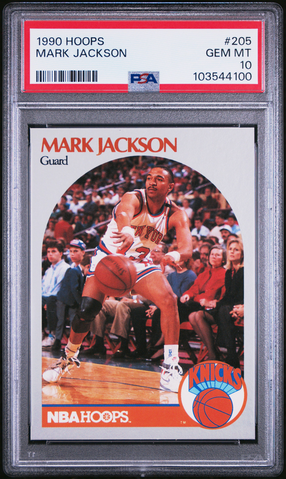 Mark Jackson 1990 Hoops #205 Base (Menendez Brothers in Background ...