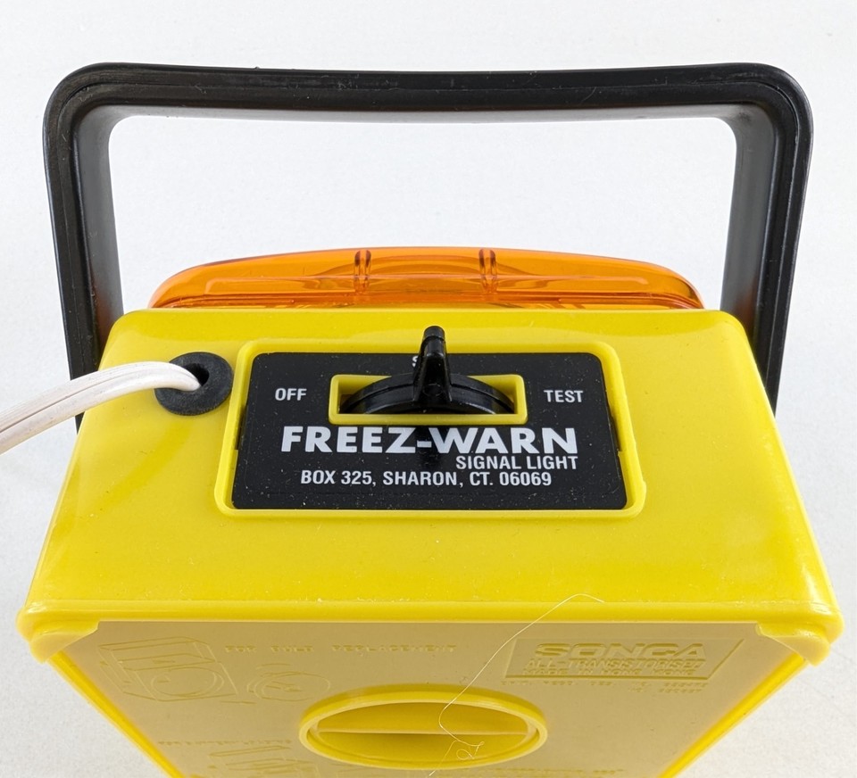 Freez-Warn Freeze Temperature Alert Signal Light Remote Sensor 5" Port ...