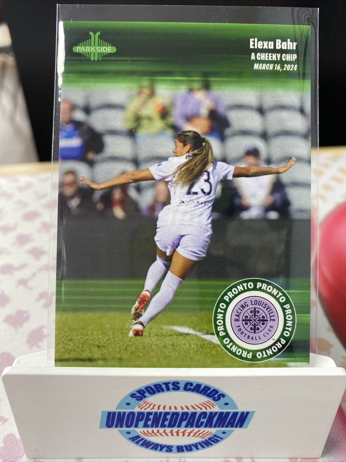 Elexa Bahr A Cheeky Chip Racing Louisville 2024 Parkside NWSL Pronto #4 ...