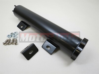 Black 2"x10" Stainless Radiator Coolant Overflow Tank 1 pint Reservoir ...