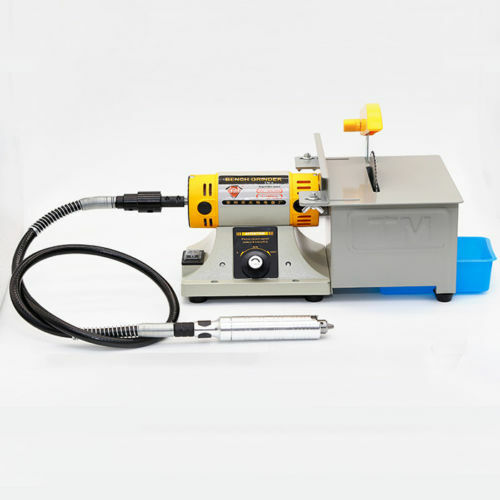 New Jewelry Rock Polishing Buffer Cutting Machine Bench Lathe Polisher ...