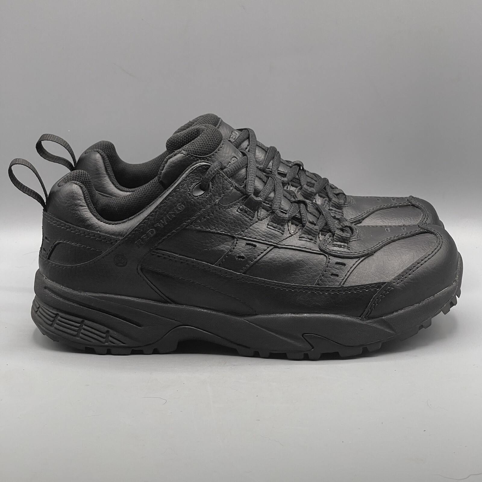 Red Wing 2337 Women Size 8 Wide Black Leather Aluminum Safety Toe Work ...