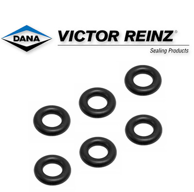 6 Upper Fuel Injector Nozzle Rubber O-Ring Set Seal Kit for BMW x3 x5 ...