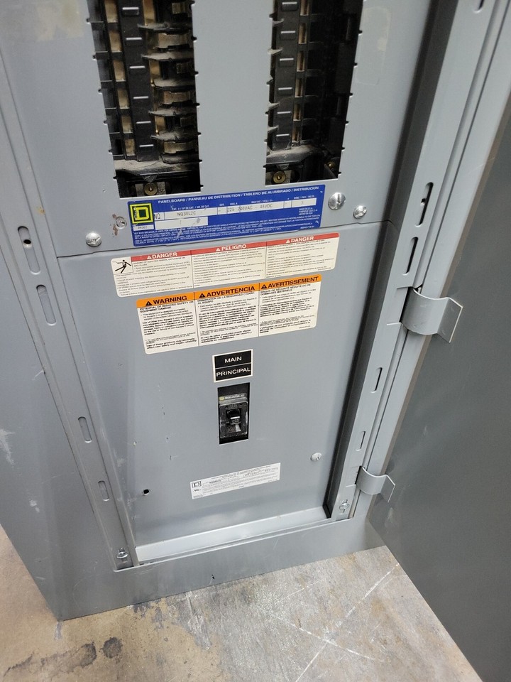 Square D NQ30L2C Panel Board, Interior, 225A MCB , 30 Space, NQ Type ...