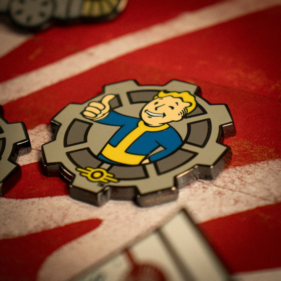 🚀 Official Fallout Vault Boy Vault Tech Flip Coin Official Bethesda ...