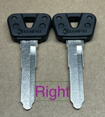 2 Keys Yamaha Grizzly YFM YSF 350 500 Raptor B11111-B79897 Blanks ATV ...