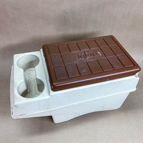 Igloo Little Kool Rest Car Center Console Cooler Brown Tan Can Holder ...