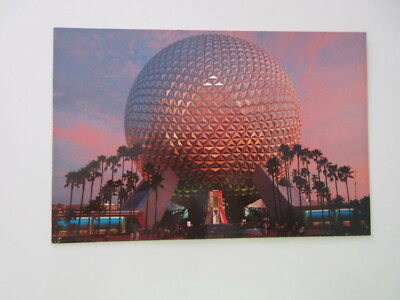 1982 WALT DISNEY GEOSPHERE EPCOT CENTER POSTCARD | eBay