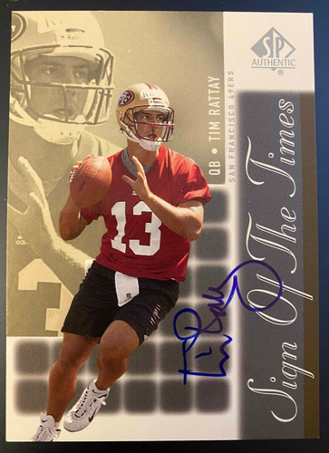 2000 SP Authentic Sign of the Times #TR Tim Rattay | eBay