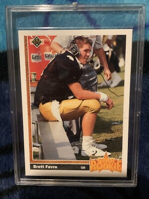 Brett Favre Star Rookie Upper Deck 1991 Football Card #13 | eBay