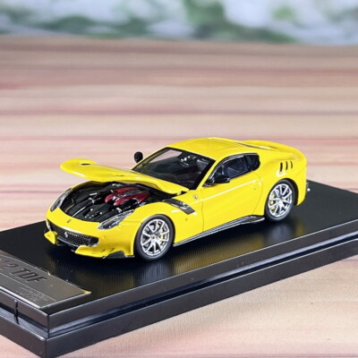 Stance Hunters 1/64 Scale Ferrari F12 TDF Yellow Diecast Car Model Toys ...