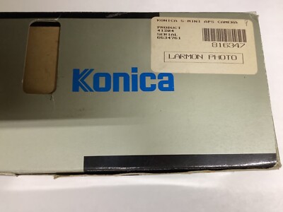 Konica S Mini Silver Point & Shoot APS Film Camera NOS | eBay