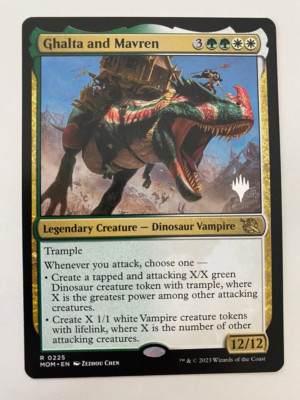 mtg magic Ghalta and Mavren FOIL promo ENGLISH Ghalta et Mavren | eBay