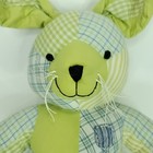 Pottery Barn Blue Green Patchwork Rabbit Bunny Easter Plush Stuffed ...