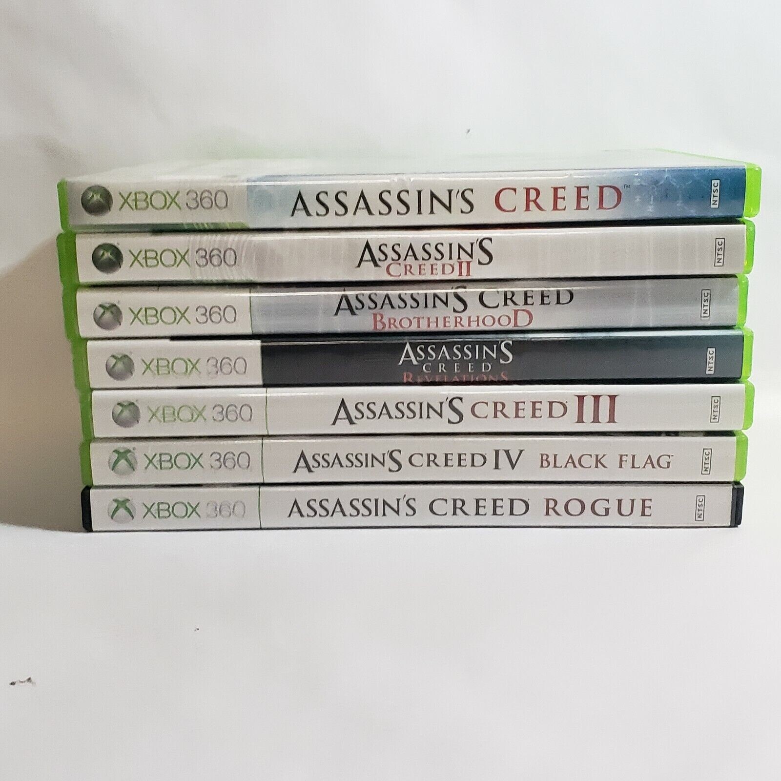 Xbox 360 Assassin's Creed Complete Collection 1 2 3 Brotherhood Black ...