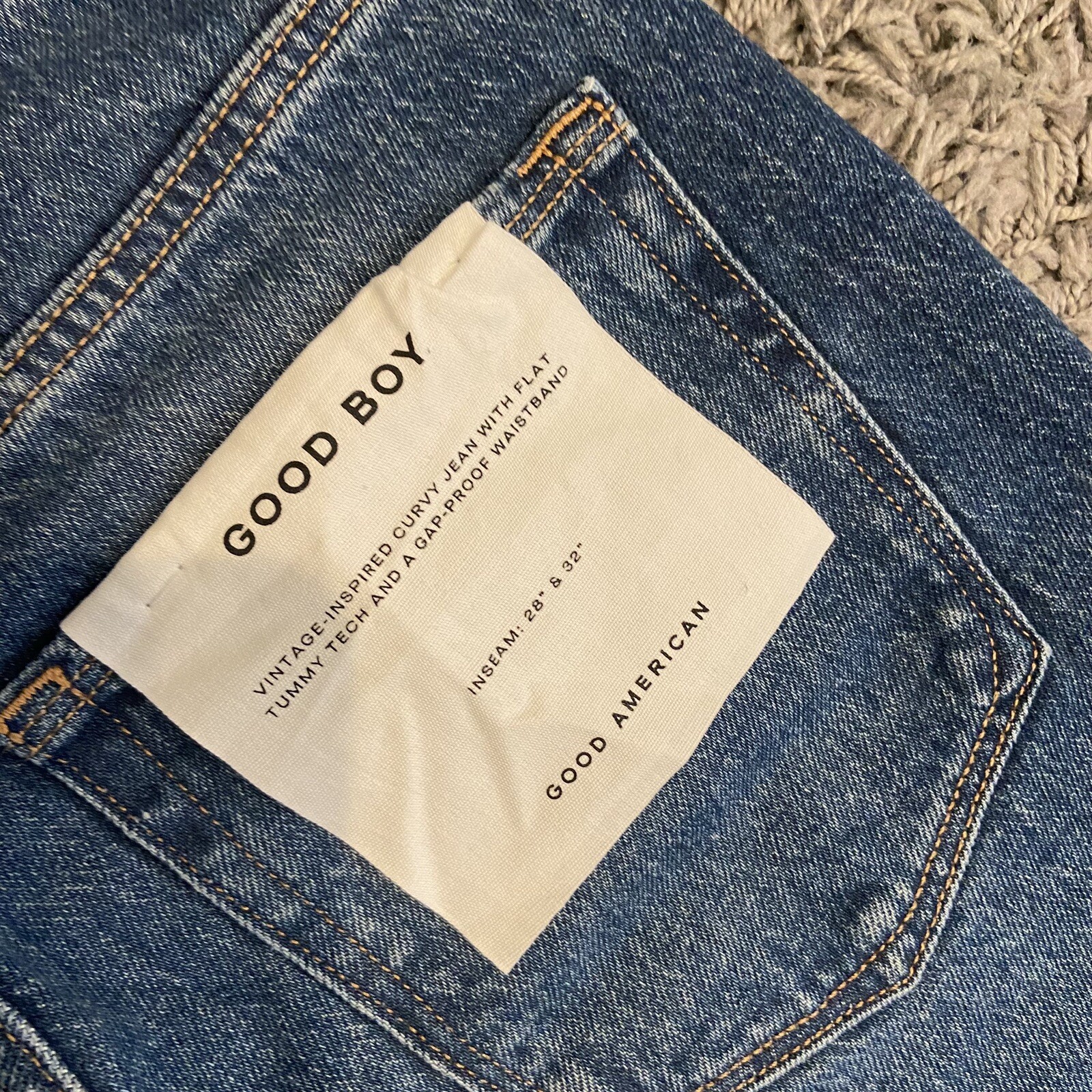 NWT Good American GOOD BOY FRAY HEM 28” Inseam Size 2 | eBay