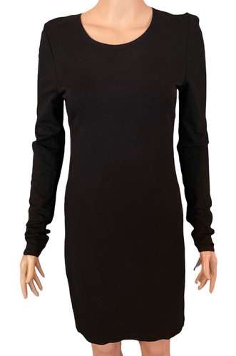 Aritzia t Babaton Dress Women Size M Black Open Back Midi Elegant Party ...