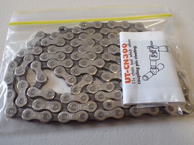 Chain Campagnolo Chorus C11 108 link 70% life left + new joiner pin ...