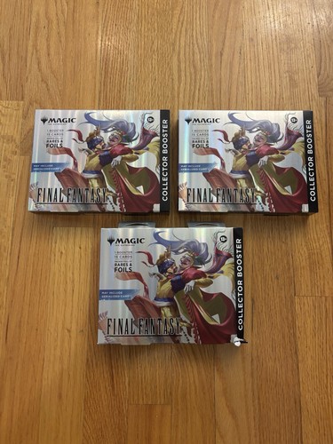 X3 Magic The Gathering - Final Fantasy Collector Boosters Pack Omega ...