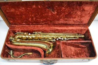 THE MARTIN TENOR SAX/SAXOPHONE W/ORIGINAL NUMBERED NECK, ELKHART IN | eBay