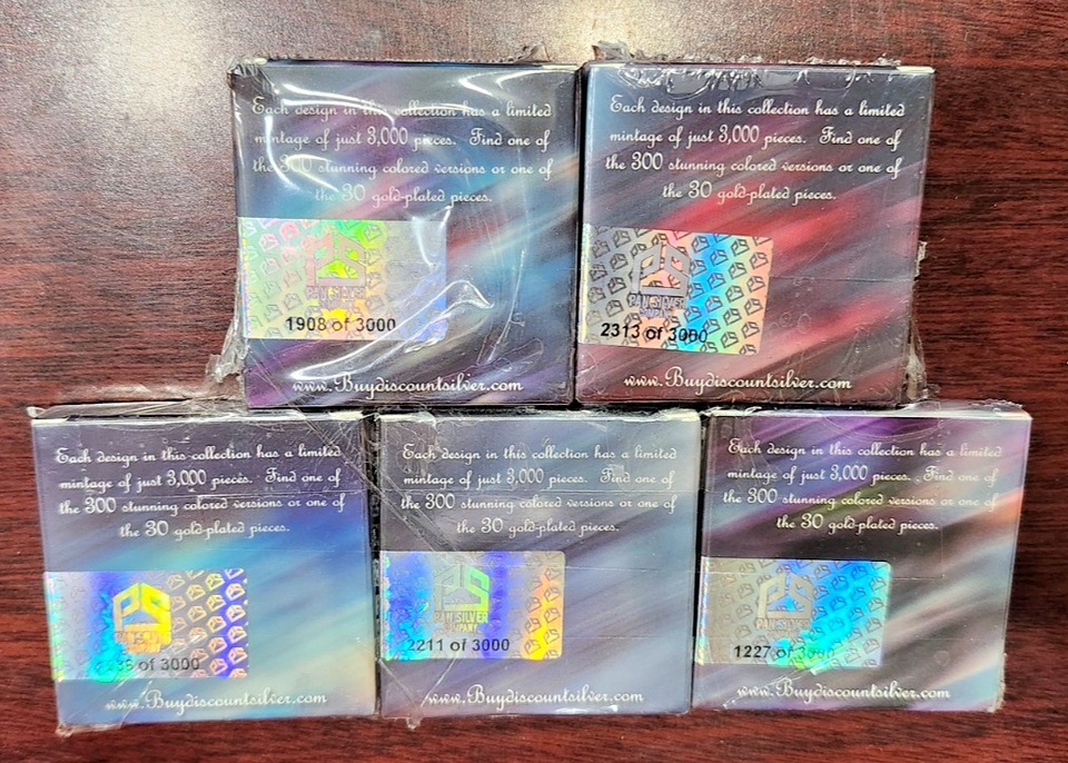 Pan Silver Alice In Wonderland" 5g Silver (.999) Bars - Factory Sealed ...