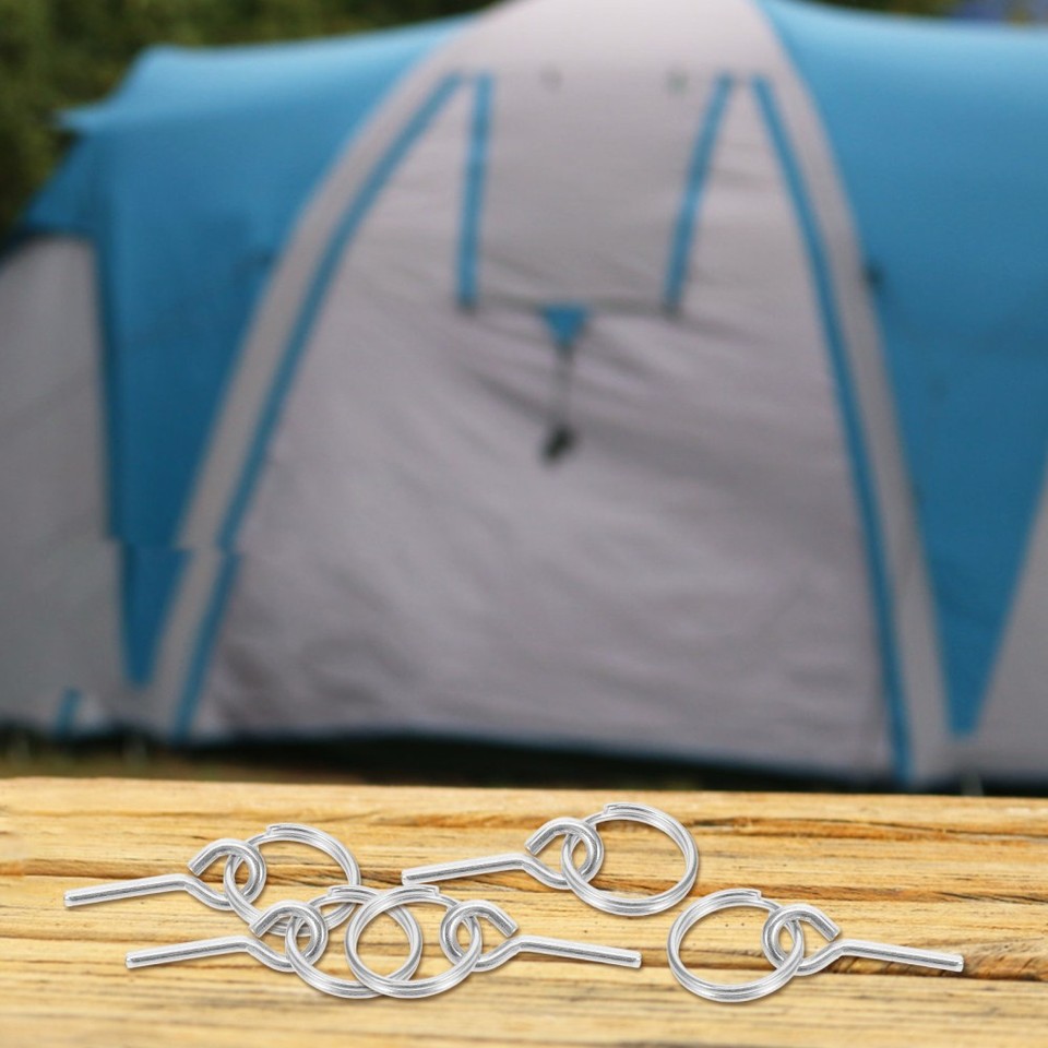 10 Pcs Camping Pins Outdoor Connect Lightweight Tent Pegs Accessories ...