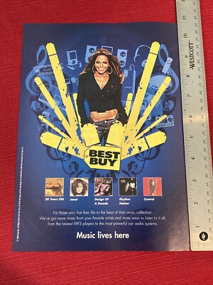 Janet Jackson Album Promo 2006 Print Ad | eBay