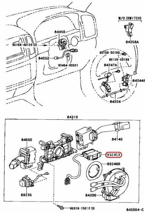 89245-60020 Toyota Sensor Steering 8924560020 Genuine OEM Part for sale ...