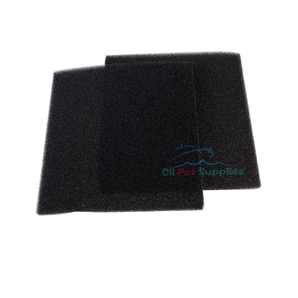 AQUANEAT Aquarium Bio Sponge Filter Media Pad 2 pcs for Fish Tank Sump ...