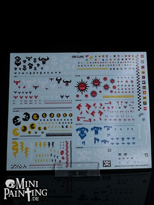 GW Warhammer 40k ORK CLANS Transfer Sheet Abziehbilder Decals CITADEL ...