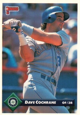 DONRUSS 93 1992 BASEBALL CARD SERIES 2 481 DAVE COCHRANE MARINERS | eBay