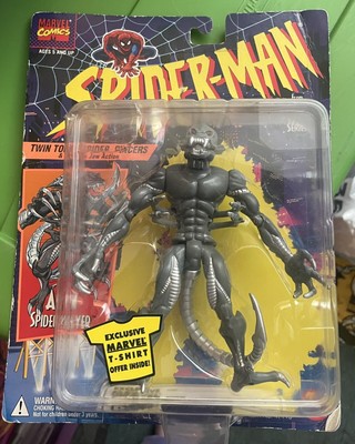1994 Marvel Spider-Man Alien Spider Slayer Action Figure Toy Biz ...