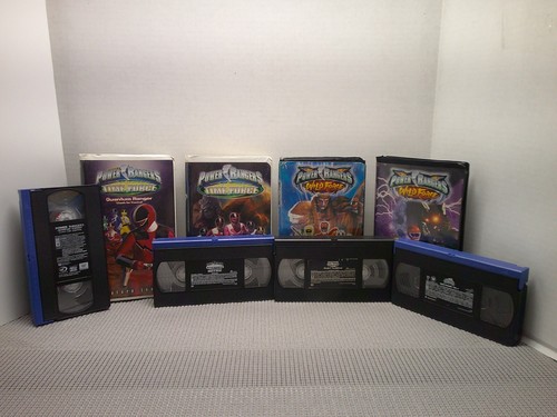 Power Rangers Vhs Lot of 4 Tapes Wild Force Time Force | eBay