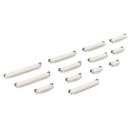 FPC/FFC Flat Cable Connector 0.5mm/1mm Pitch 4-40 Pin Bottom Contact ...