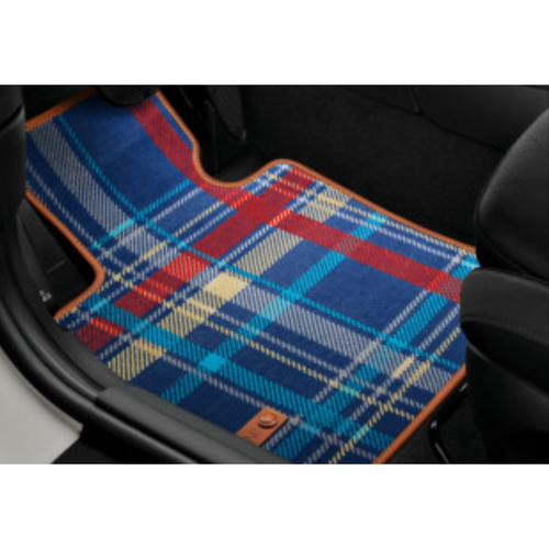 Original Mini Floor Mats Textile Front Left + Right Speedwell Blue F55 ...