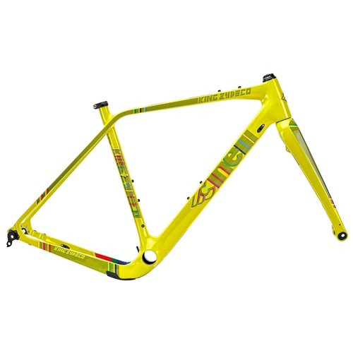Cinelli Gravel Bike Frameset King Zydeco Gumbo Yellow Carbon Disc Brake ...