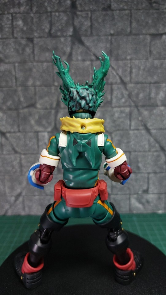 Handmade 1/12 3D Print Head for deku dark version Action Figure SHF(No ...