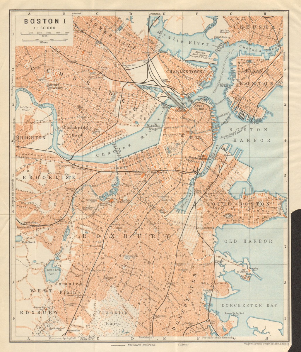 Map Of Cities In Boston Area