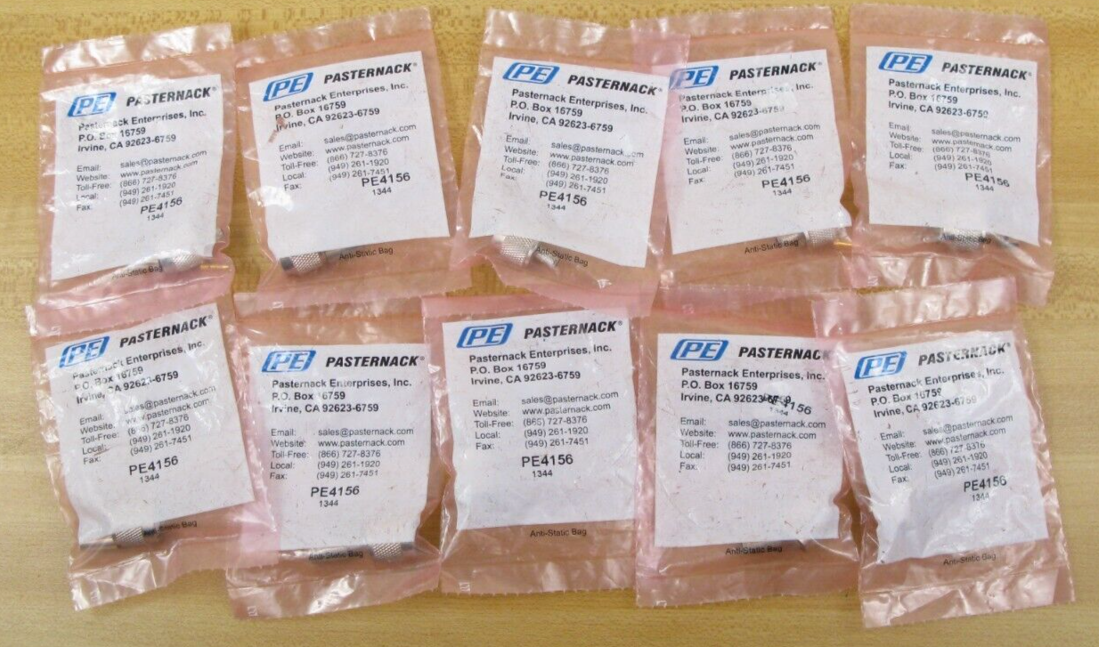 Pasternack PE4156 50 Ohm TNC Male RG58 RG303 RG141 PE-C195 PE-P195 LMR ...