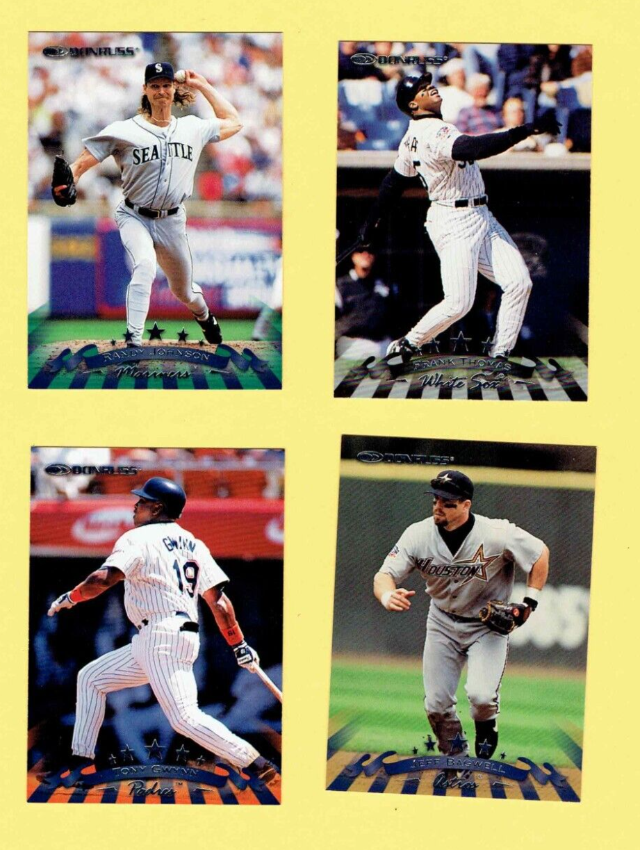1998 Donruss Series 1 Baseball 170 Card Set - Jeter, Griffey, Ripken ...