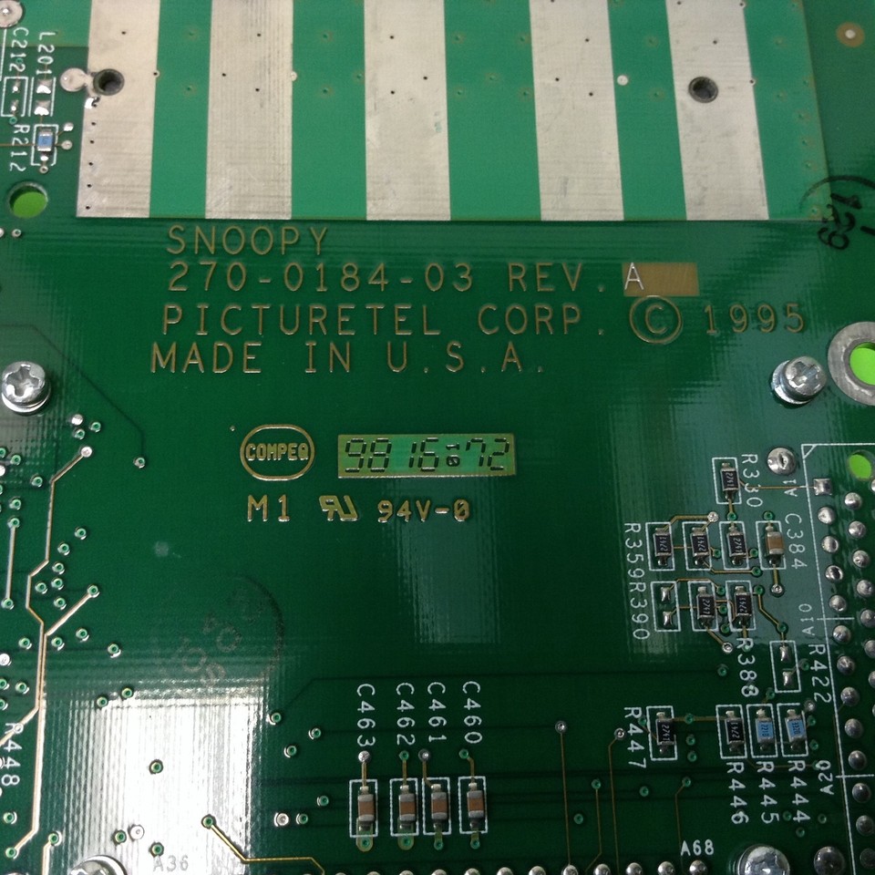 Picturetel SS700 Video Conference Camera Snoopy Motherboard Board 270 ...