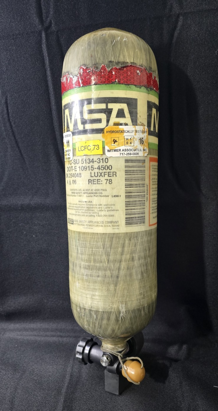 MSA 30-Min 4500 PSI Carbon Fiber Tank – CGA 347 – PCP / Paintball | eBay