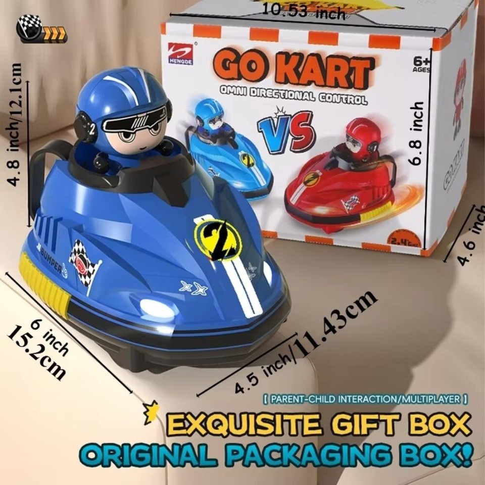 Music RC Battle Bumper Car Toy Parent-child Interaction Karting Toy | eBay